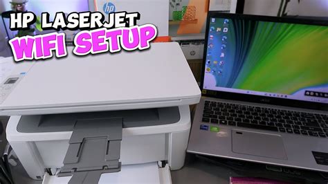 HP LaserJet How To Set Up Connect To WIFI Network YouTube