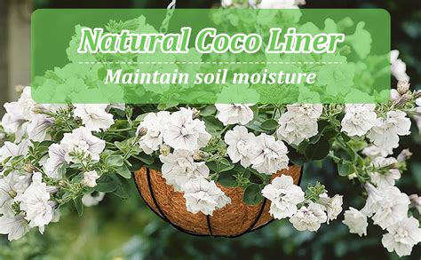 Hanging Basket Liner Hanging Baskets Outdoor Hanging Planter Round