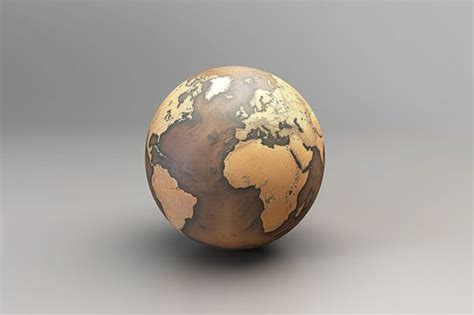 Premium Photo Simulation Of A 3d Globe Icon