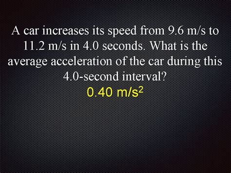 The Two Measurements Necessary For Calculating Average Speed