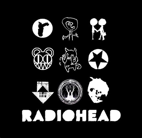 Radiohead Logo Digital Art By Jodie Lloyd Fine Art America