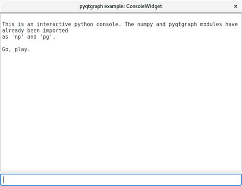Python PyQtGraph How Can I Remove History And Exceptions Buttons On A Console Widget