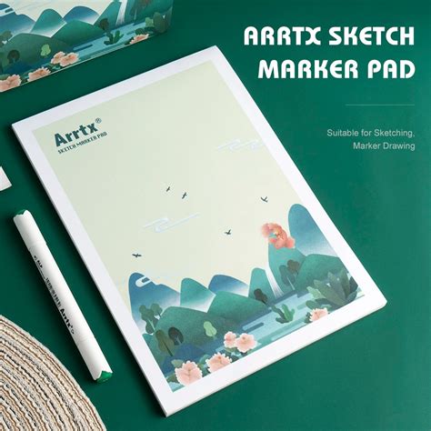 Arrtx Sketch Marker Paper Pad A4 8 3 11 7 Inch 56l Vicedeal