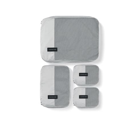 Packing Cubes Set Small All Black Kapten And Son