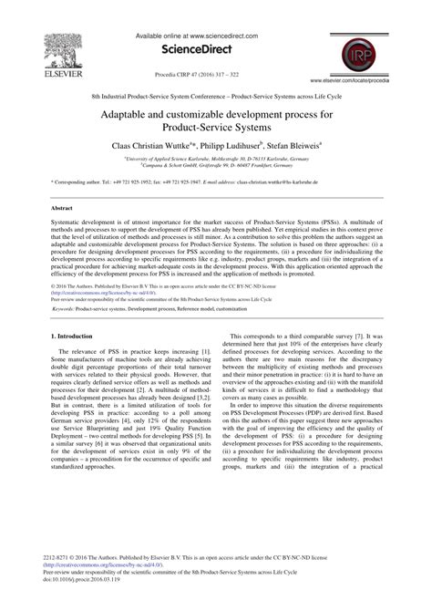 Pdf Product Service System Pss Design Using Design Thinking And Business Analytics To