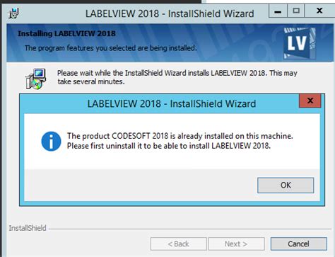 2018 Versions Of Codesoft And Labelview Wont Install On The Same
