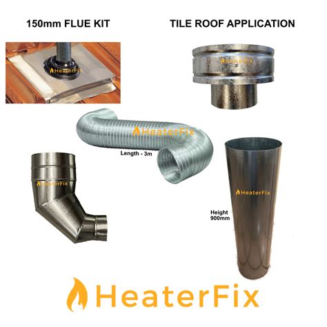 Astralpool Ixi200 Ixi370 Gas Heater Flue Kit — Heaterfix Pool Heater