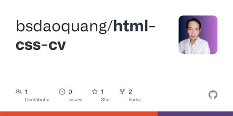 Github Bsdaoquanghtml Css Cv