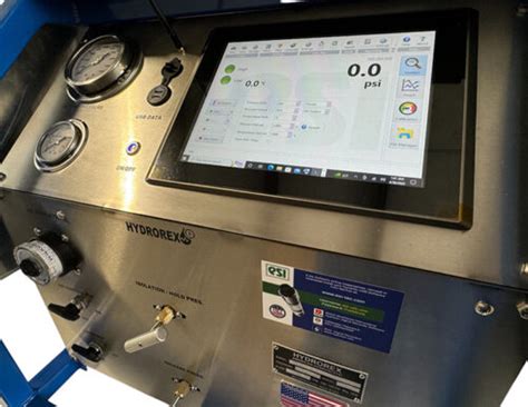 15000 Psi Hydrostatic Test Unit With Digital Chart Recorder