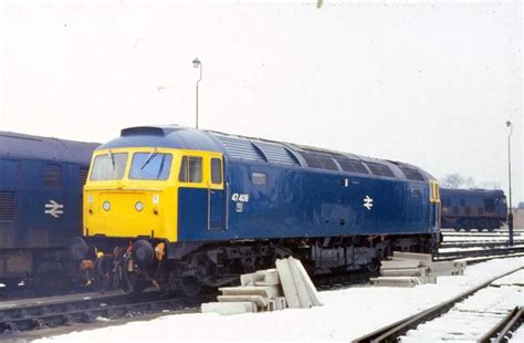 35mm Slide Orgcright Br Diesel Class 47 Brush Type 4 47 408 Br Blue