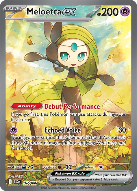 Meloetta Ex 159086 Black Bolt Pokemonkaartnl