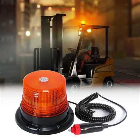 12 24v Led Truck Magnetic School Bus Warning Flashbeacon Police Lights