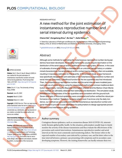Pdf A New Method For The Joint Estimation Of Instantaneous