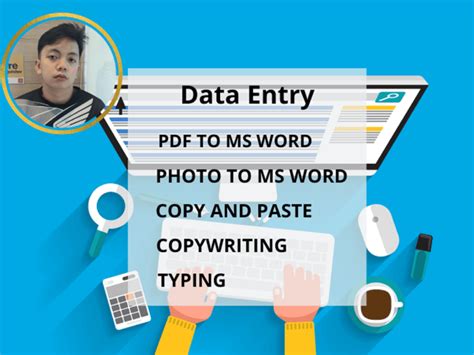 Data Entry Copy Paste Typing PDF And Document Pictures To Word Services Upwork