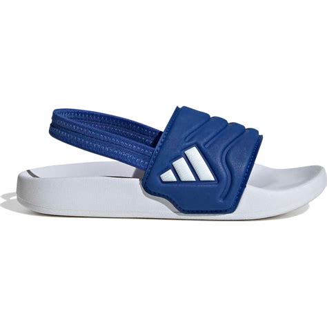 Sandalia Adidas Niños Adilette Estrap 2 0 C Azul Blanco Platanitos