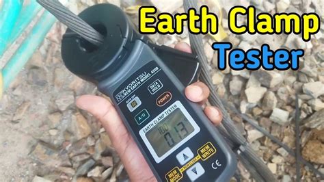 How To Measure Earthing Resistance Using Digital Earth Clamp Tester Earth Clamp Tester Youtube