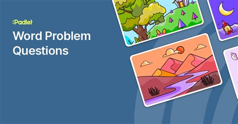 Word Problem Questions Word Problem Questions