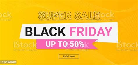 텍스트 블랙 프라이데이 슈퍼 판매 추상적 인 파도와 노란색 배경에 최대 50 가격에 대한 스톡 벡터 아트 및 기타 이미지 가격 개념 개념과 주제 Istock