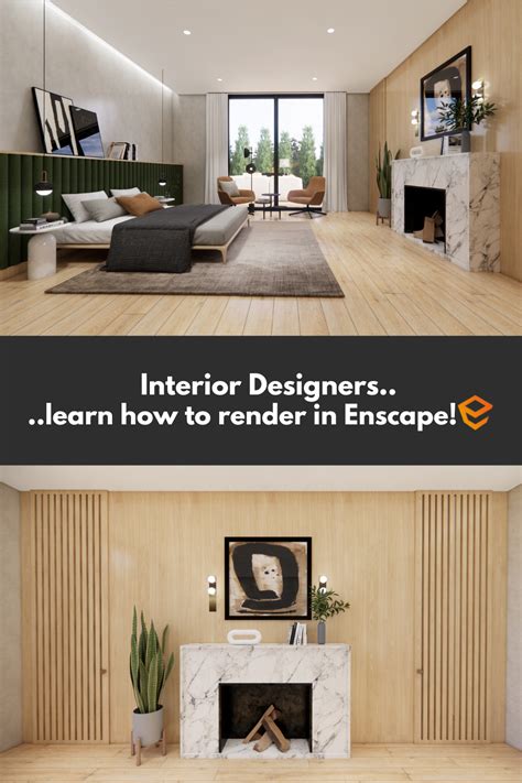 Learn How To Render This Modern Bedroom With Our Enscape Course Interior Designers Modern