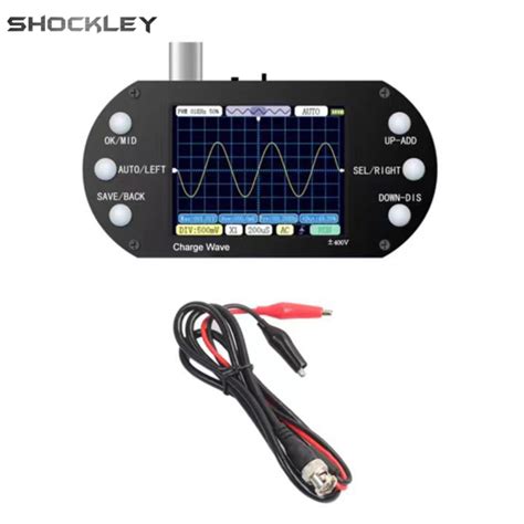 Shockley 200khz Bandwidth Digital Oscilloscope With Lcd Display Portable Oscilloscope With 2