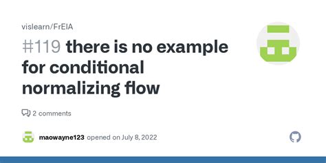 There Is No Example For Conditional Normalizing Flow · Issue 119