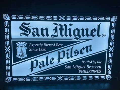 Lighted Signage San Miguel Black And White Lighted Sign Hobbies