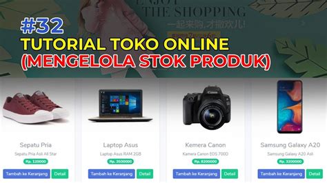 Tutorial Codeigniter 32 Membuat Toko Online Dengan Codeigniter