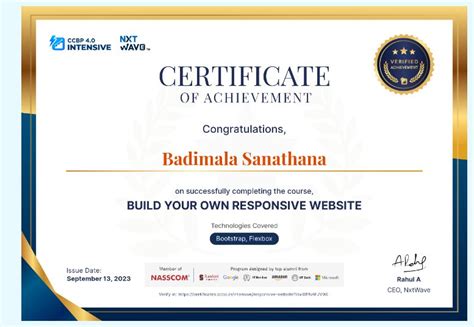 Sanathana Badimala On Linkedin Nxtwave Rahulattulurisir Ccbp Nxtwave Nxtwaveccbp