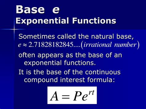 PPT Exponential Functions PowerPoint Presentation Free Download ID