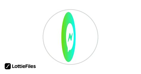Free Messenger Gradient Color 3d Icon Rotation Lottie Json Animation