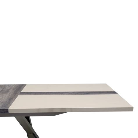 Belpasso Dining Table Beige Rusty Brown