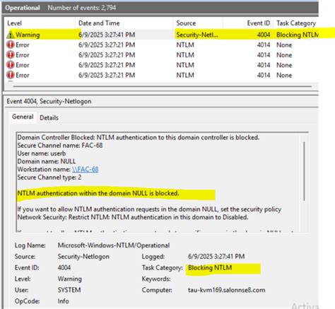 Troubleshooting Tip Ntlm Blocking Results In Msch Fortinet Community