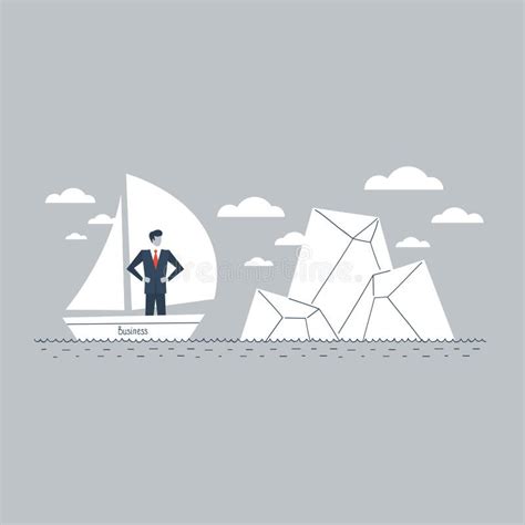 Business Obstacle On The Way Stock Illustration Illustration Of