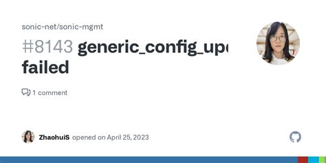 Genericconfigupdatertestethinterfacepy Failed · Issue 8143