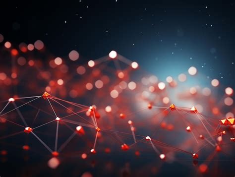 Premium Ai Image Photo 3d Render Of A Low Poly Plexus Design Network Communications