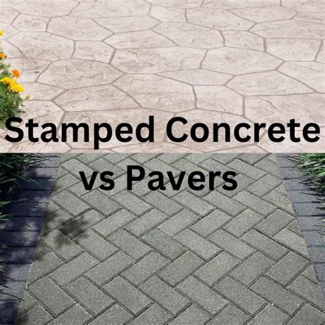 Comparing Stamped Concrete And Pavers For Fairfield County Homes Pinks Decorative Concrete