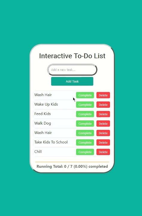 Todolistapp React Coding Frontend Frontenddeveloper Codinglife Todo Js Javascript Html5