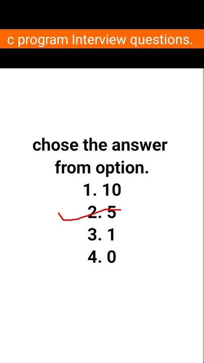 C Programming Questions Ask In Interview Csmarathicoaching Youtube