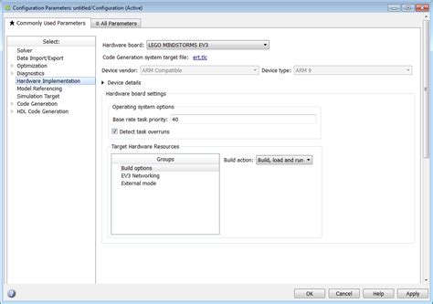 Task Overruns On Ev3 Hardware Matlab And Simulink