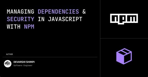 Devarshi Shimpi On Linkedin Javascript Npm Webdevelopment Security