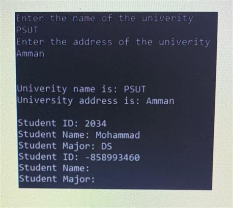 Solved Part 1 Implement Class Student That Represents A
