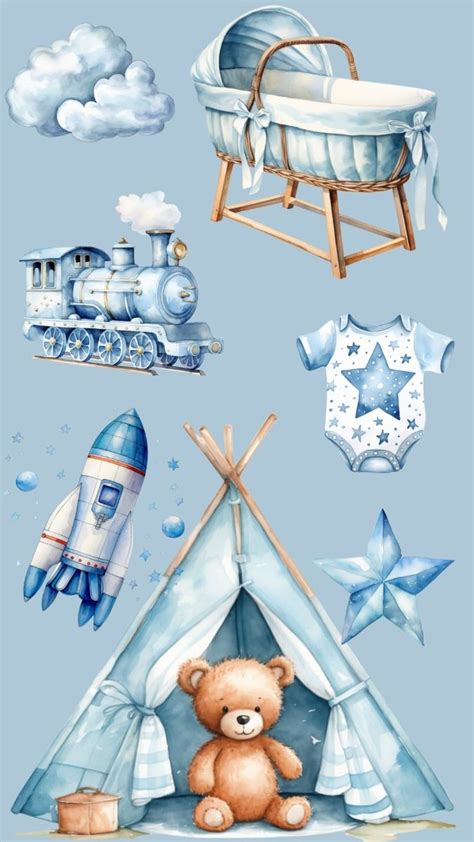 Вафельна картинка Малюкам Альбом беременности Новорожденные открытки Шаблоны печати