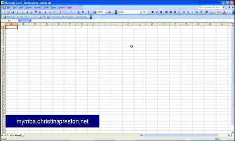 Install The Data Analysis Toolpak Youtube