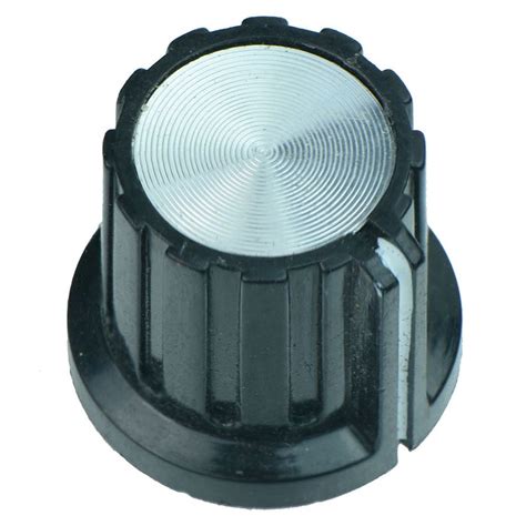 Chrome 6mm Pointer Knob — Switch Electronics Your One Stop Component Shop
