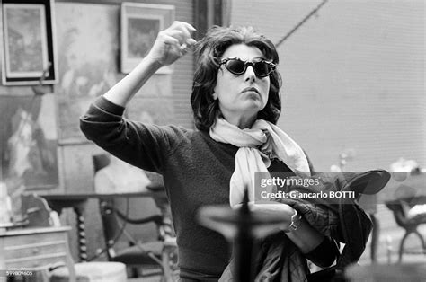 Italian Actress Anna Magnani In Paris France Circa 1960 News Photo