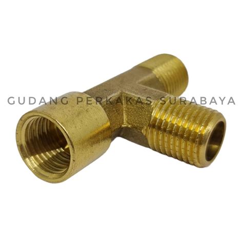 Jual T CONNECTOR M X M X F SAMBUNGAN PIPA CABANG 3 SAMBUNGAN SELANG FITTING PIPA KONEKTOR PIPA