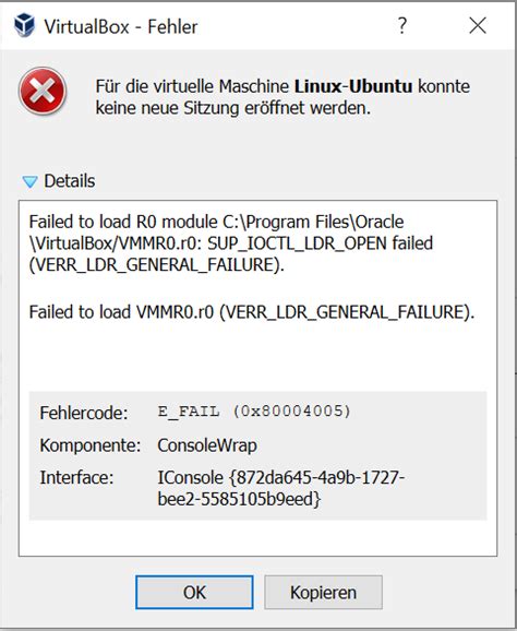 Oracle Virtual Box Latest Funktioniert Nicht Mit Amd Ryzen
