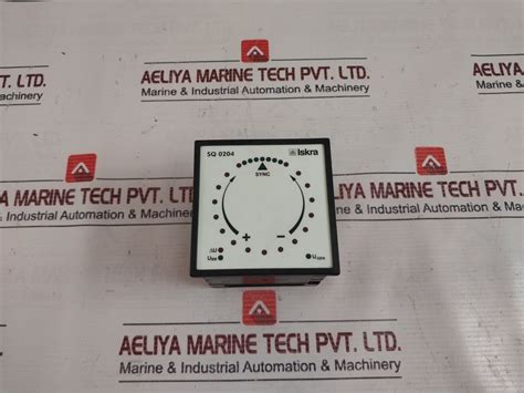 Iskra Sq 0204 Synchroscope Meter 415v Aeliya Marine