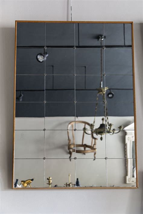 Swedish Segmented Mirror 4 Mirror Glass Mirror Swedish Style