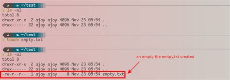Touch Command In Linuxunix With Examples Smarttech101
